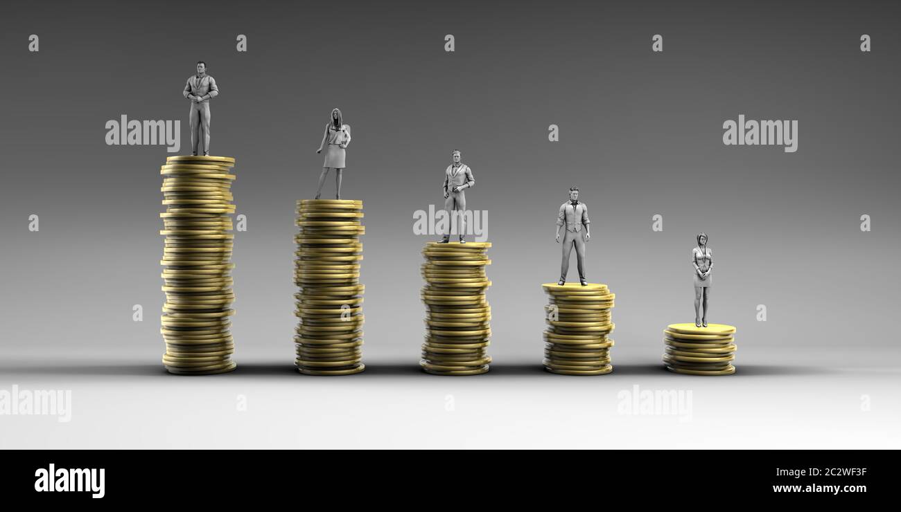 Shrinking Wealth and Reduced Spending Power as Concept Stock Photo - Alamy