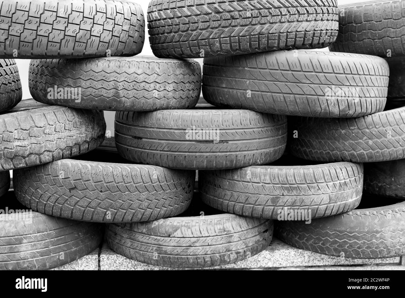 Tire stack background. Close up picture Stock Photo - Alamy