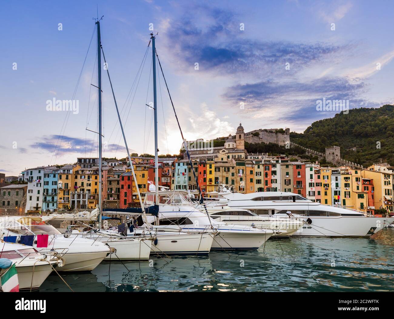 Portovenere in Cinque Terre - Italy Stock Photo - Alamy