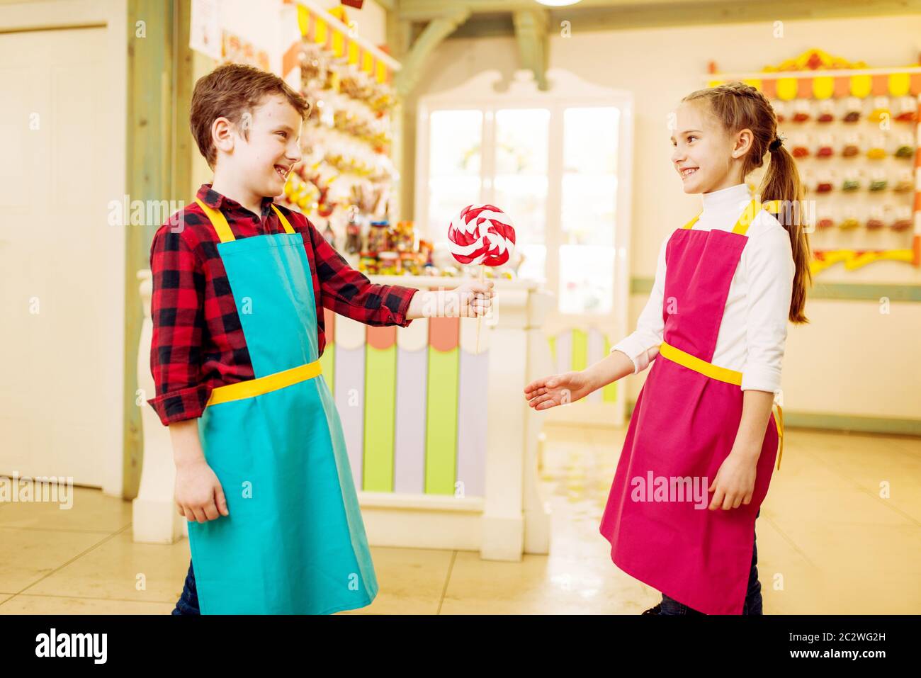 Boy In Candy Shop High Resolution Stock Photography and Images - Alamy