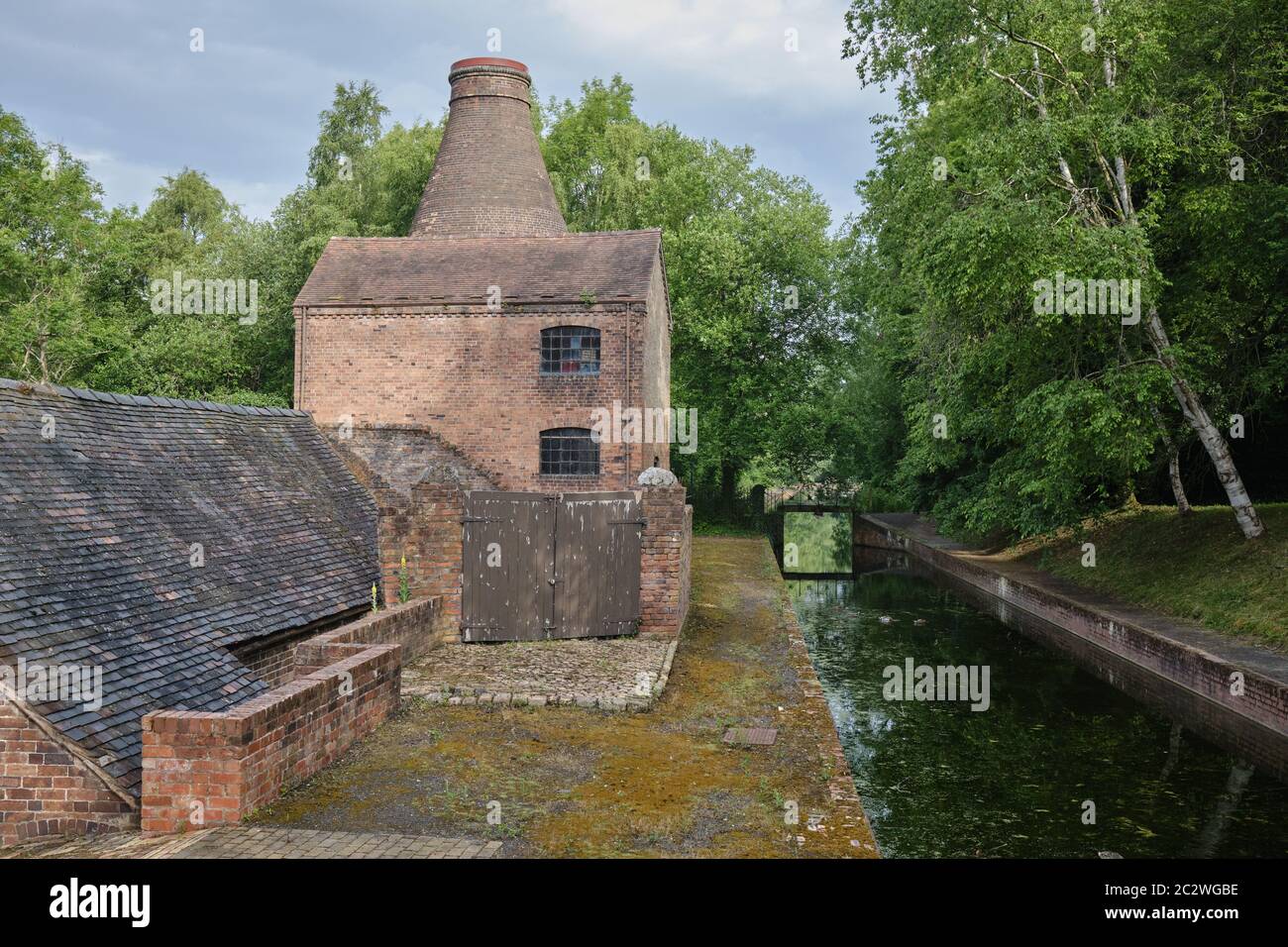 Coalport China Museum and Coalport Canal, part of the Ironbridge Gorge ...