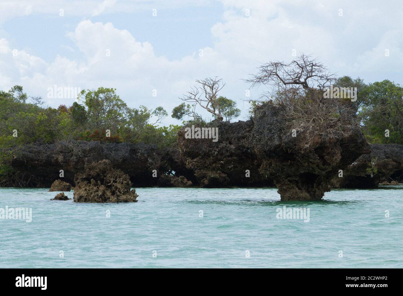 Menai bay landscape, Tanzania, Africa panorama. Indian ocean scenery ...