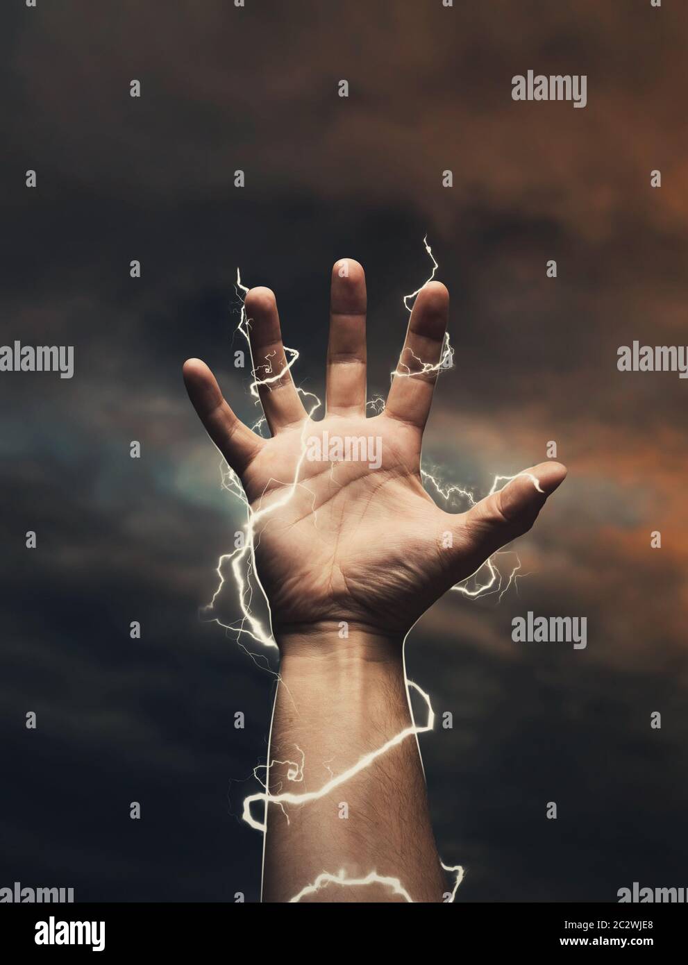 Person bolt lightning hi-res stock photography and images - Alamy