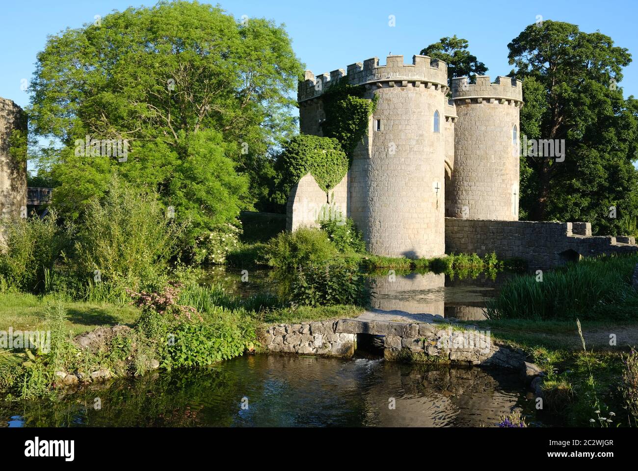 Whittington Castle, Shropshire, UK Stock Photo - Alamy