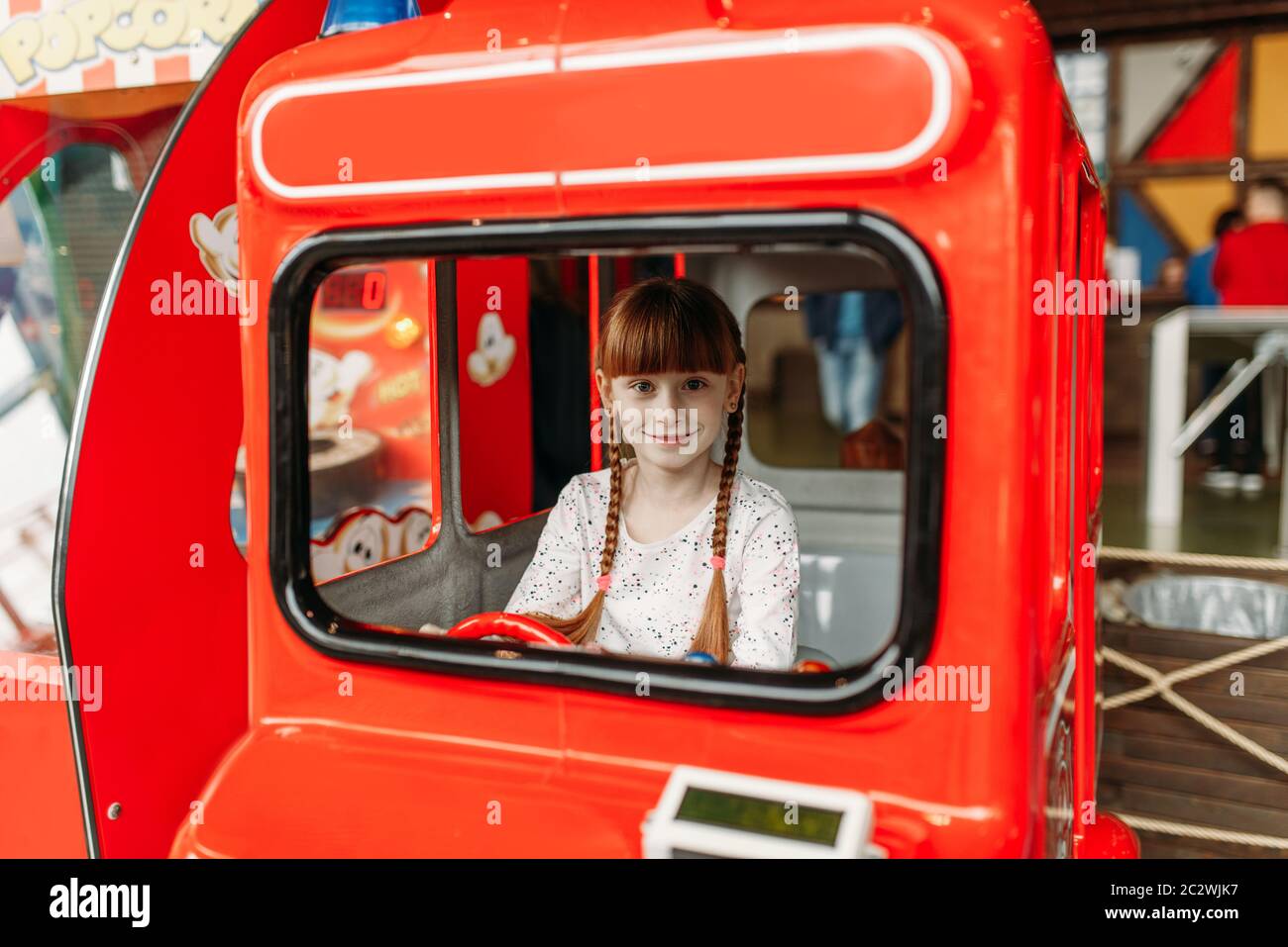 Excited child bus hi-res stock photography and images - Alamy