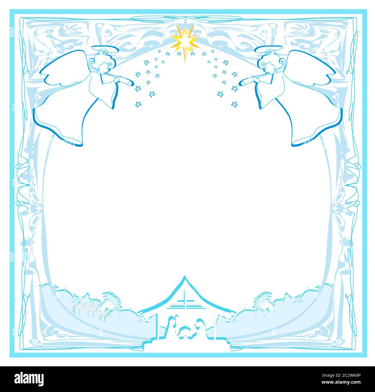 Jesus mary joseph angels Cut Out Stock Images & Pictures - Alamy