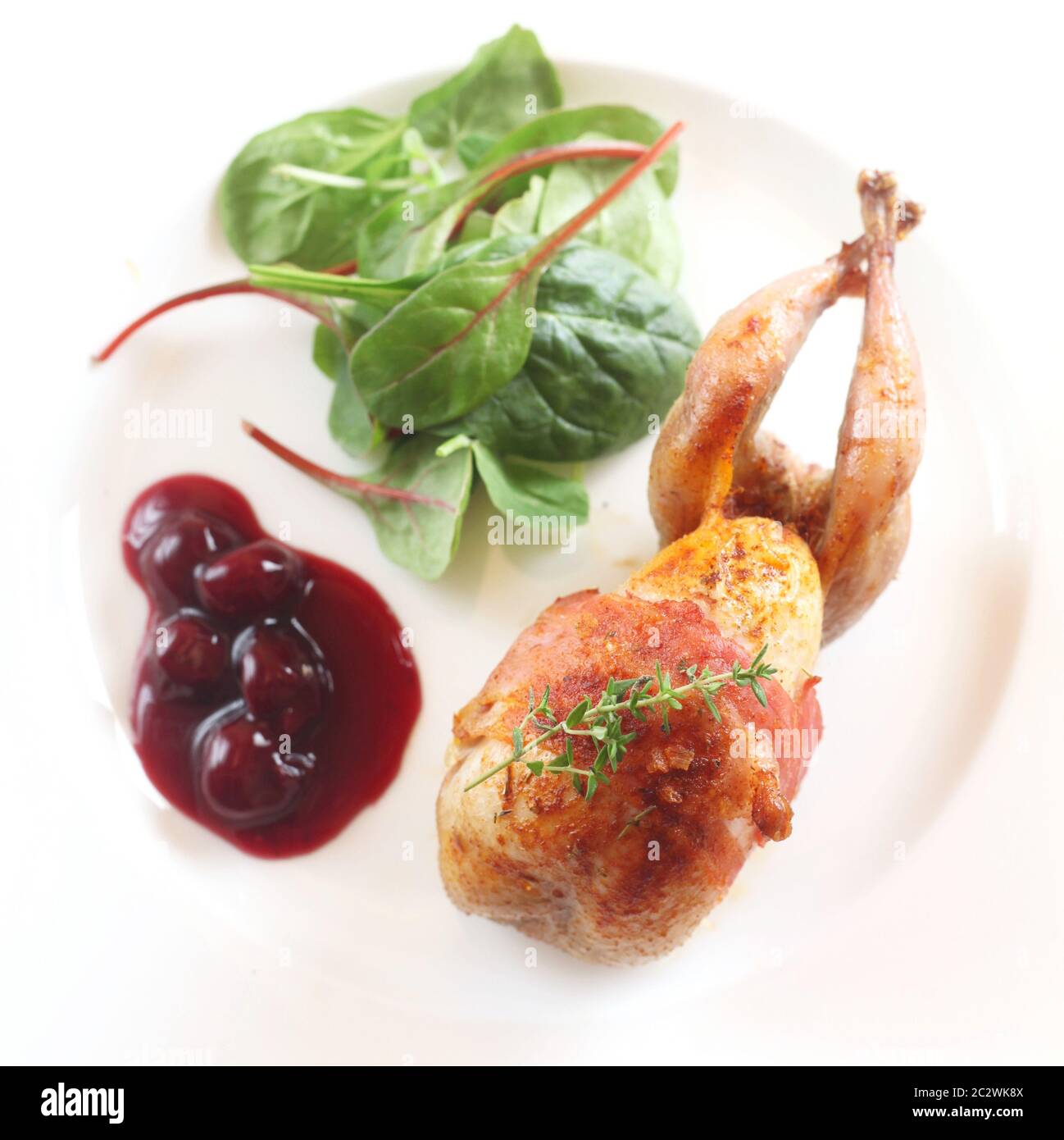 Quail meat dish hi-res stock photography and images - Alamy