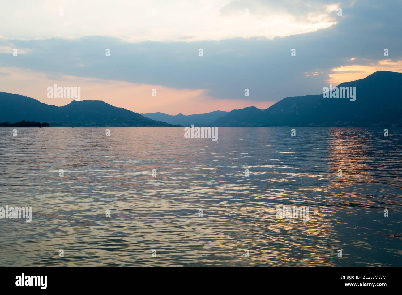 Nice view iseo lake hi-res stock photography and images - Alamy
