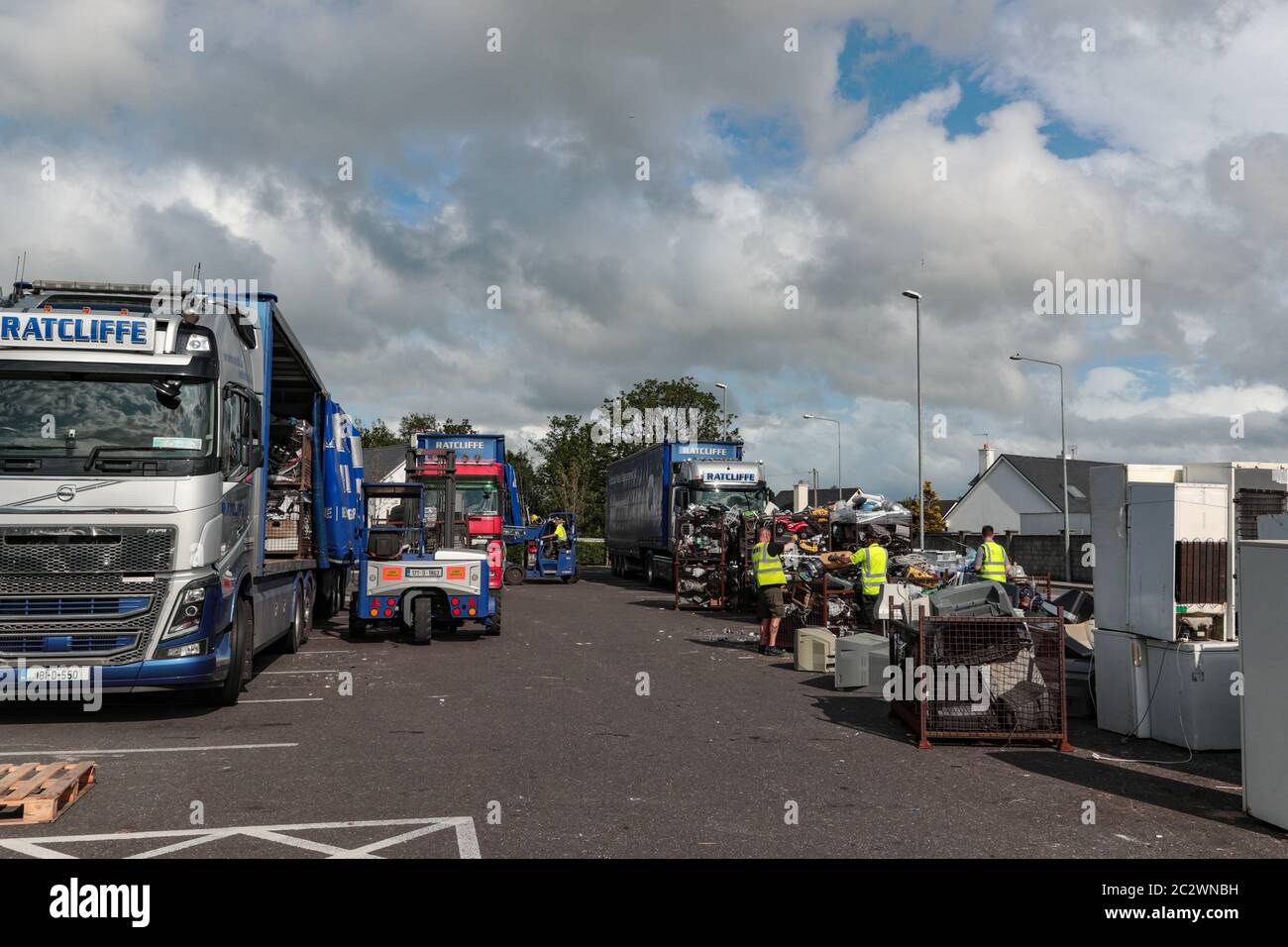 Listowel, Ireland - 19th July 2019: Electronics waste collection event ...