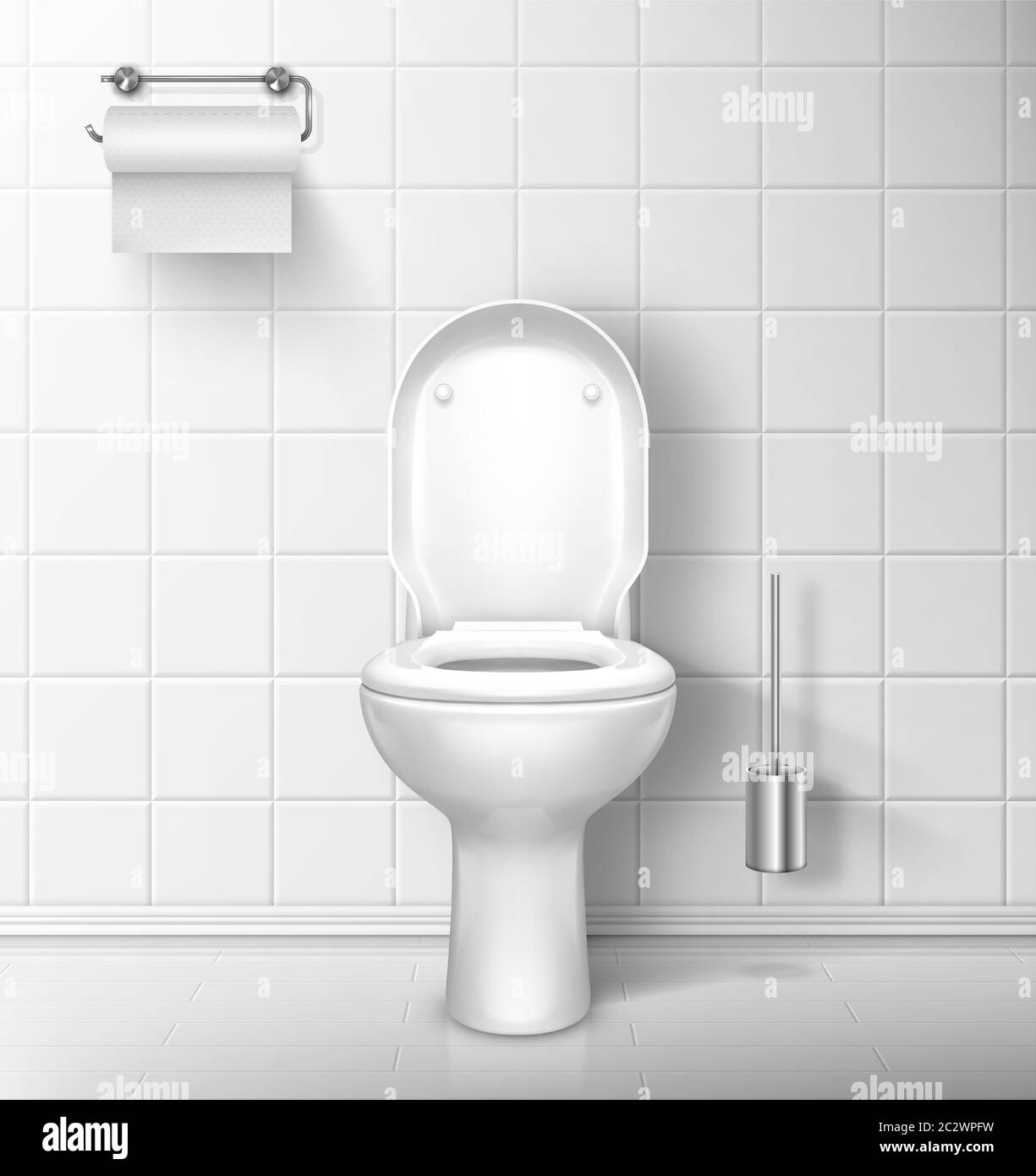 Open the toilet lid Stock Vector Images - Alamy