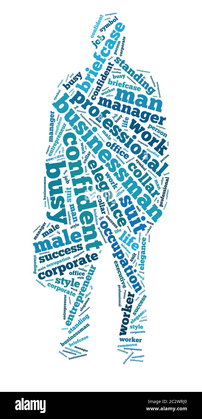 Busy businessman in suit Cut Out Stock Images & Pictures - Alamy