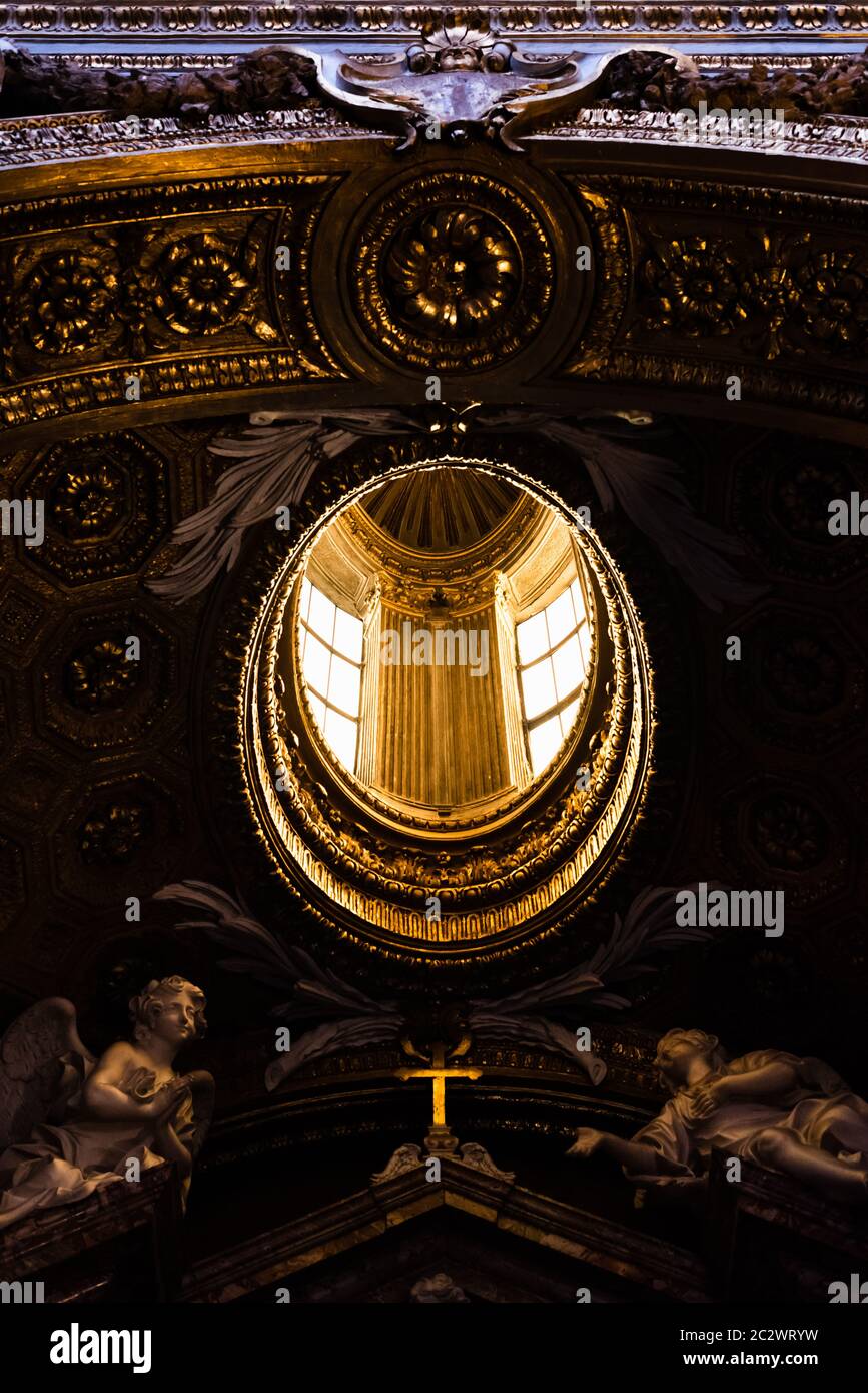 Church of the jesus ceiling rome hi-res stock photography and images ...