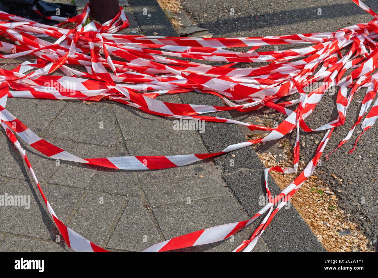 Safety strips warning hi-res stock photography and images - Alamy