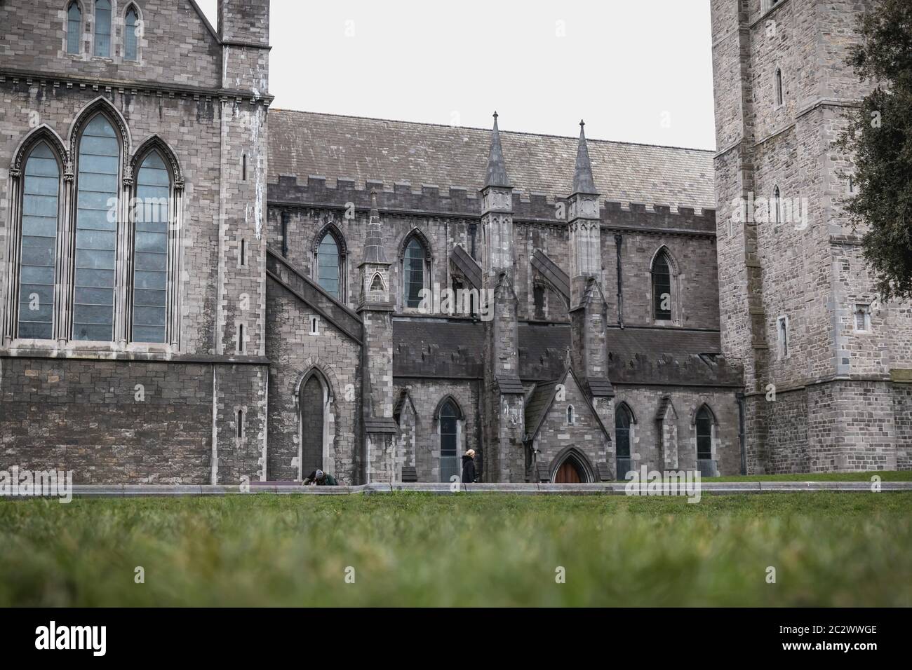 architectural detail of St Patrick's Cathedral, Dublin Ireland Stock ...
