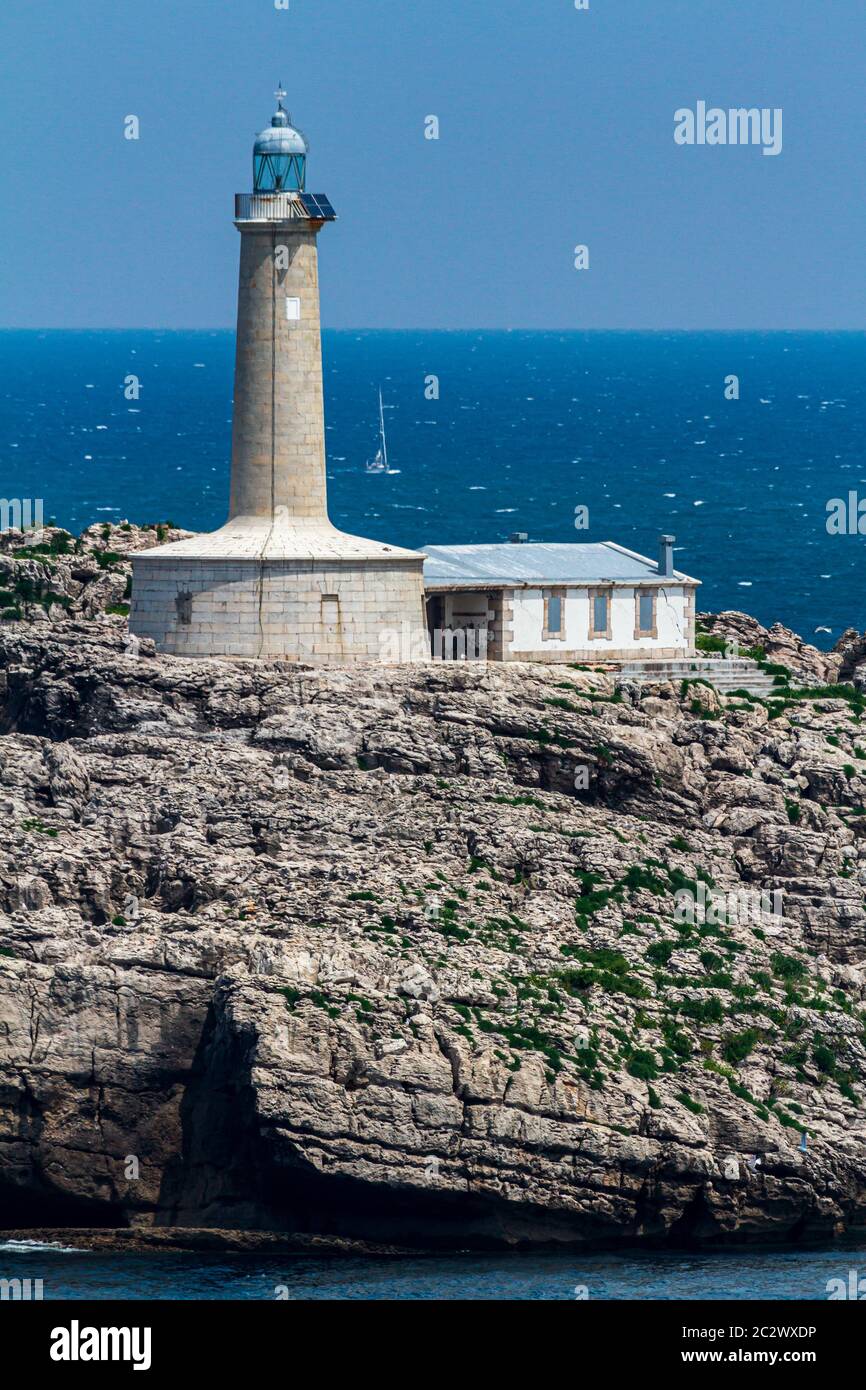 Lighthouse at the mouro island hi-res stock photography and images - Alamy