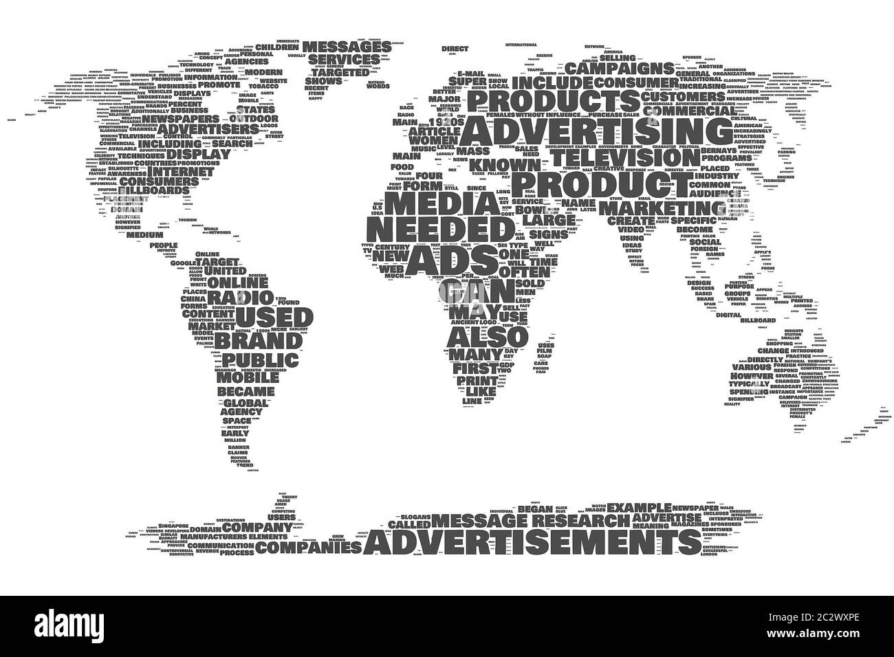 Create word map Cut Out Stock Images & Pictures - Alamy