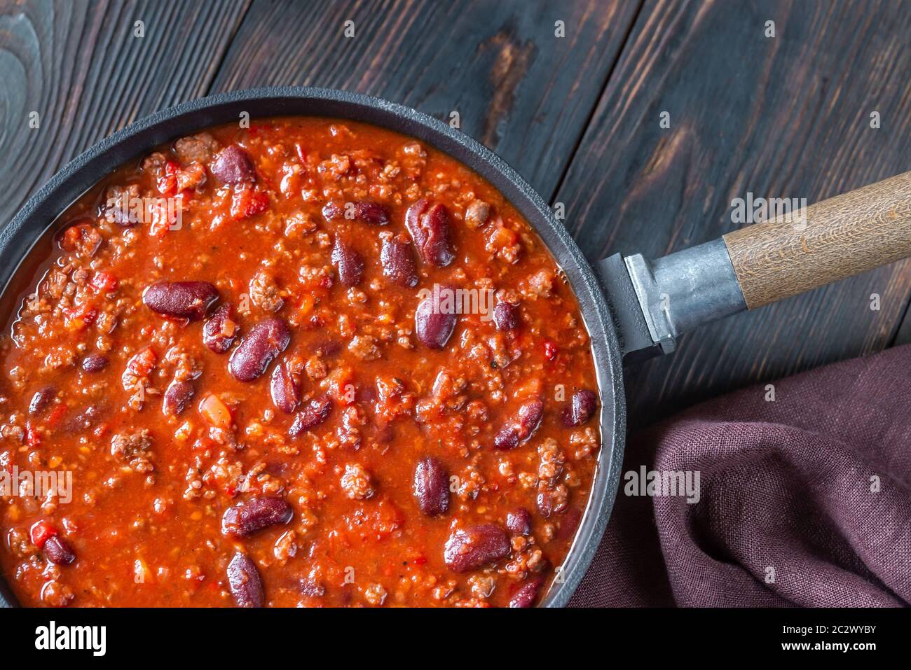 Top view served frying hi-res stock photography and images - Alamy
