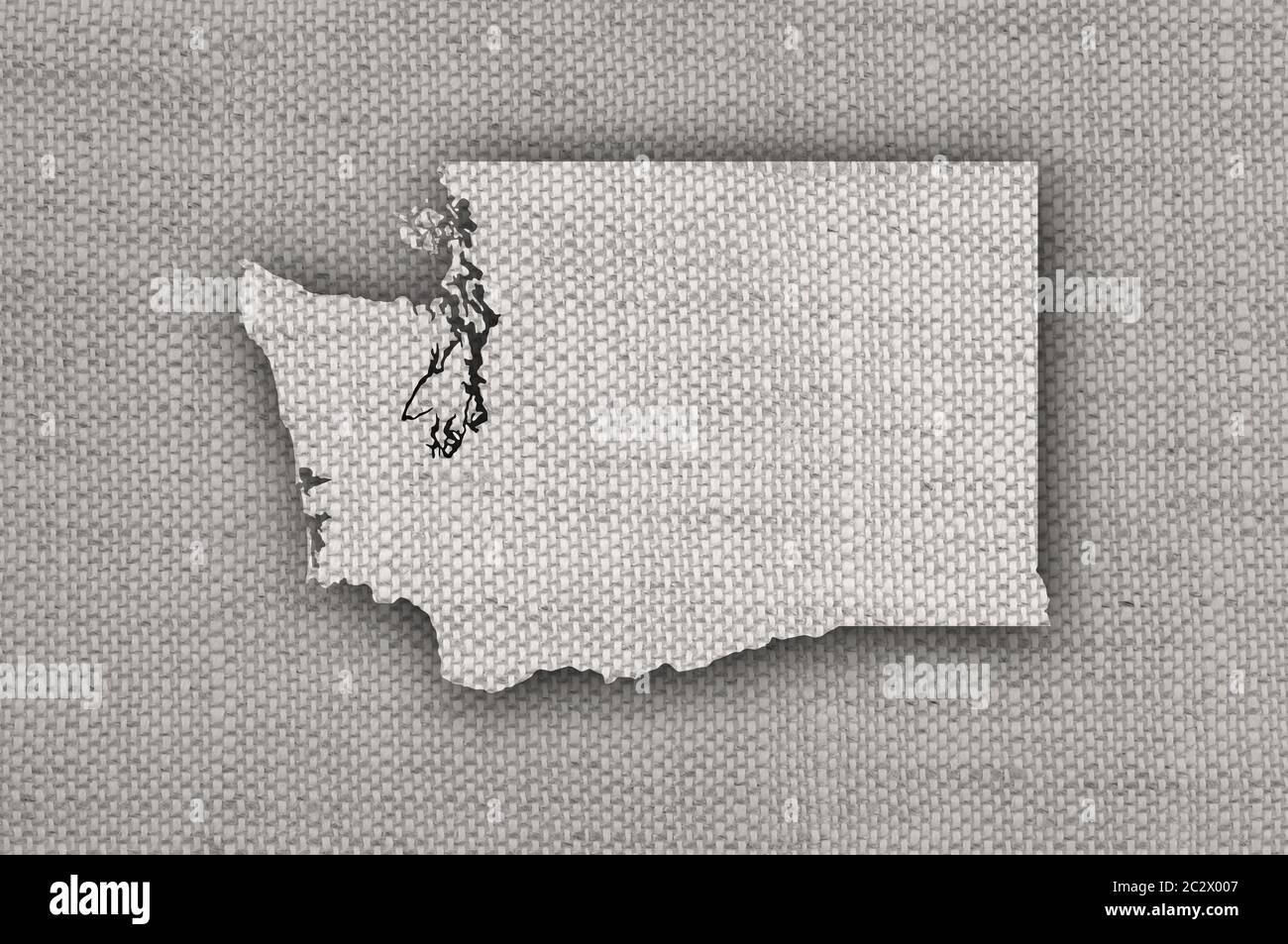 Old map washington state hi-res stock photography and images - Alamy