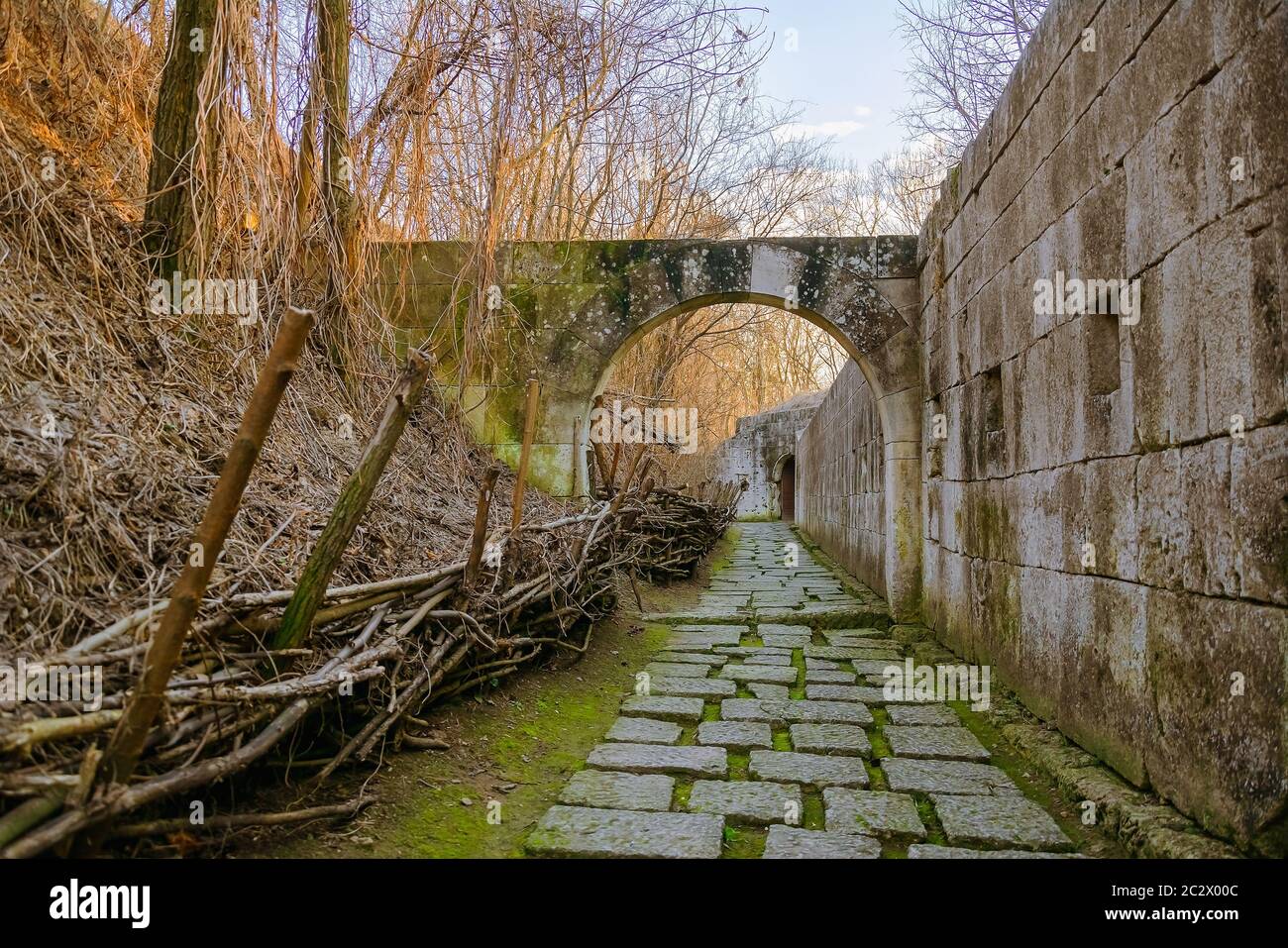 Inside the Fortress Stock Photo - Alamy
