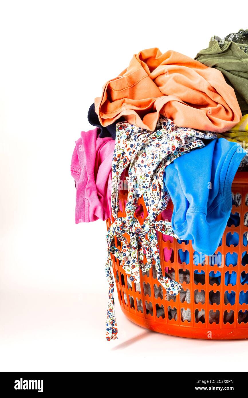 Plastic laundry basket hi-res stock photography and images - Alamy