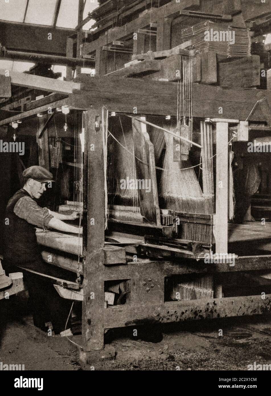 Textile mill loom hi-res stock photography and images - Alamy