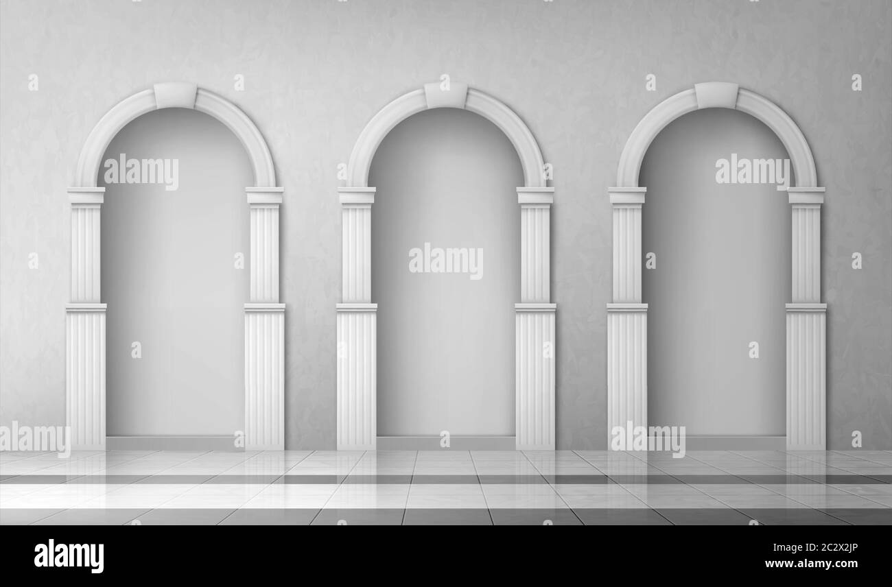 Arched Doorways With Columns