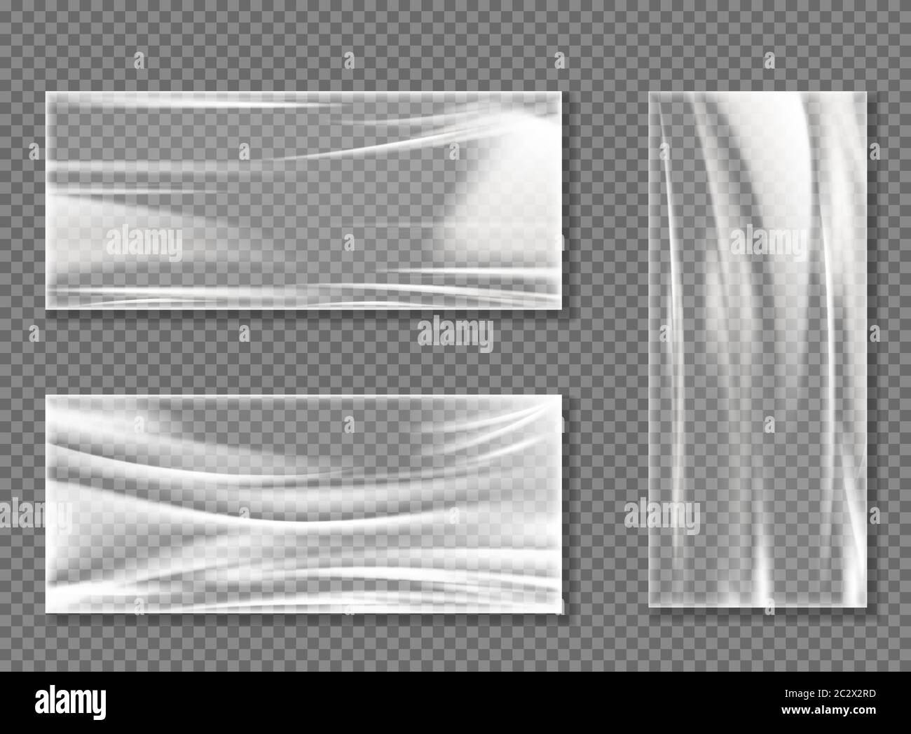 Transparent cellophane stretch film for wrapping food and protection ...