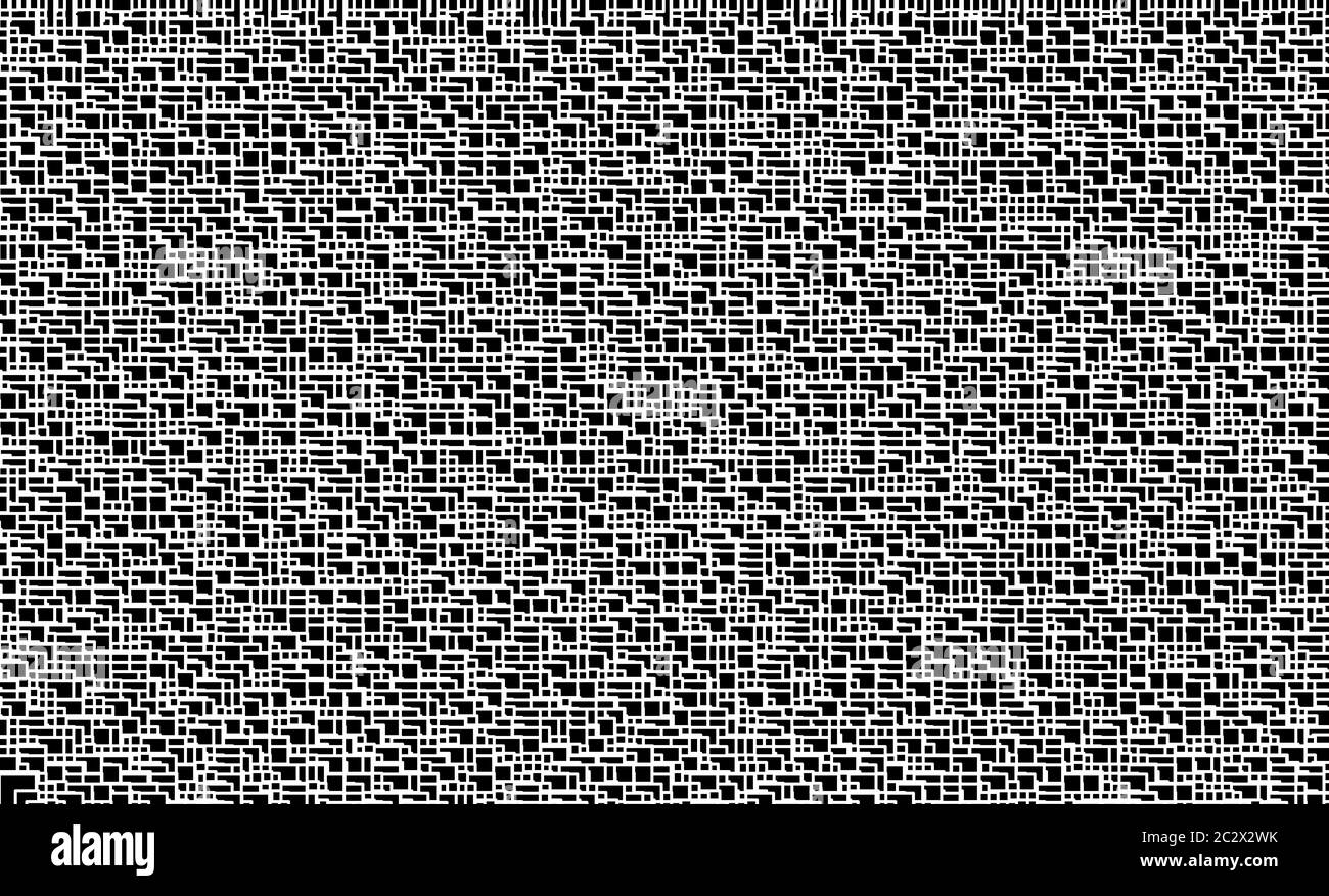 Vector illustration of seamless pattern of square black background ...
