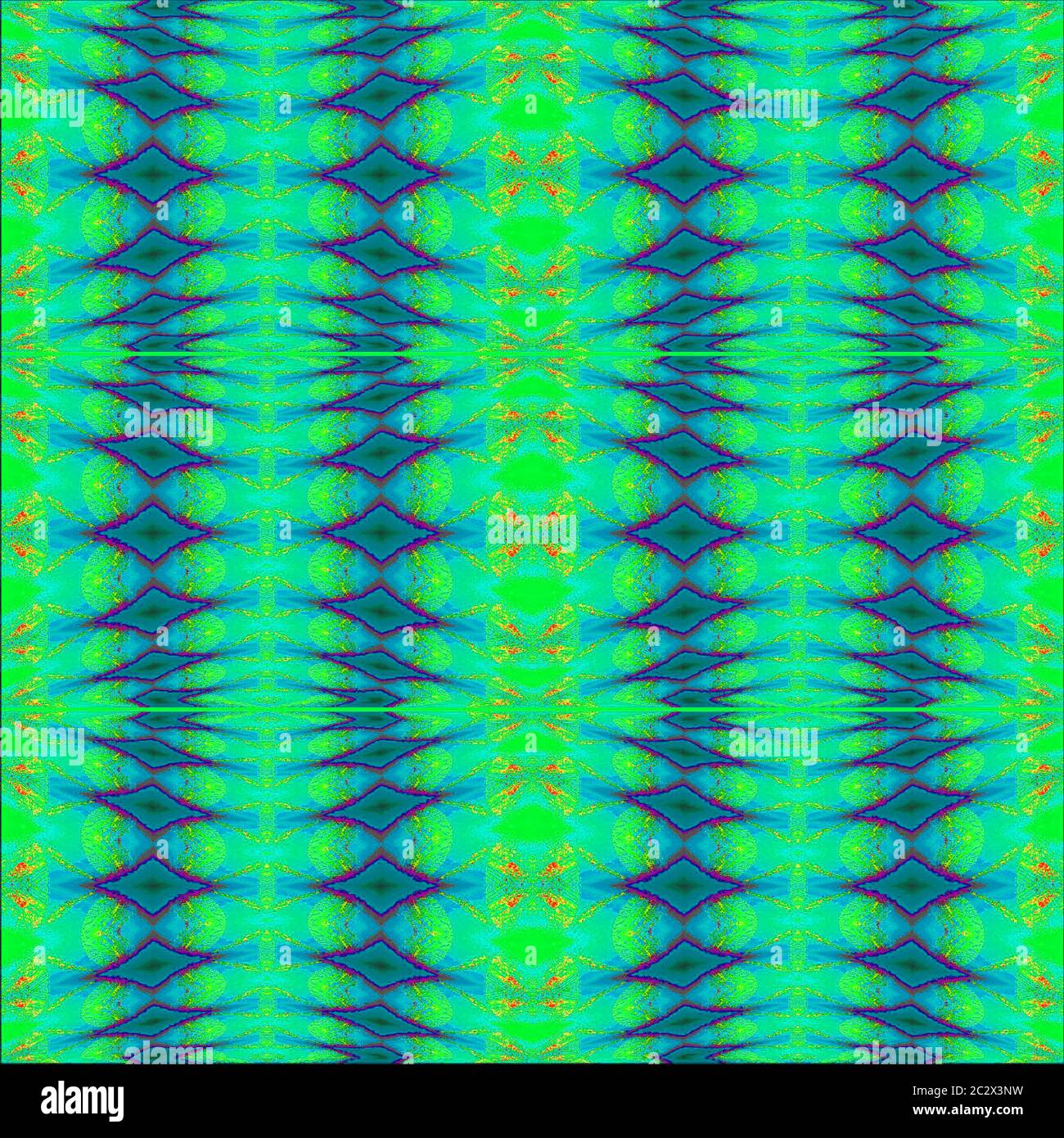 Regular diamond pattern blue green turquoise purple, vertically Stock ...