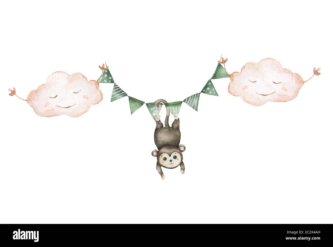 Monkeys climbing coconut tree. A monkey plucking the coconut Stock ...