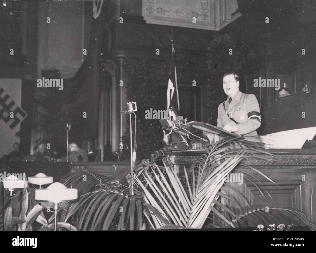 Reich Youth Leader from Schirach speaks Heinrich Hoffmann Photographs ...