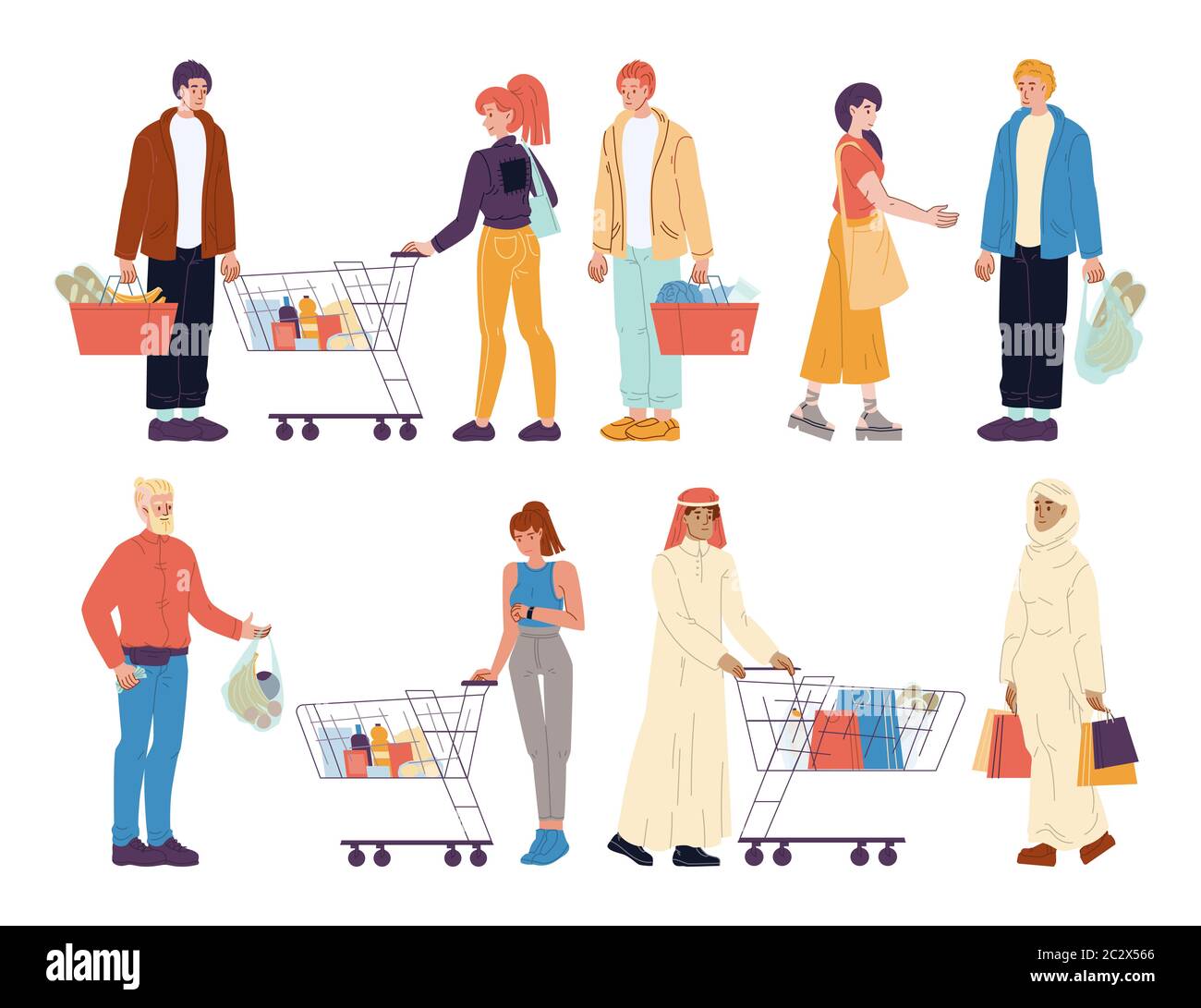 Shopping cart race Stock Vector Images - Alamy
