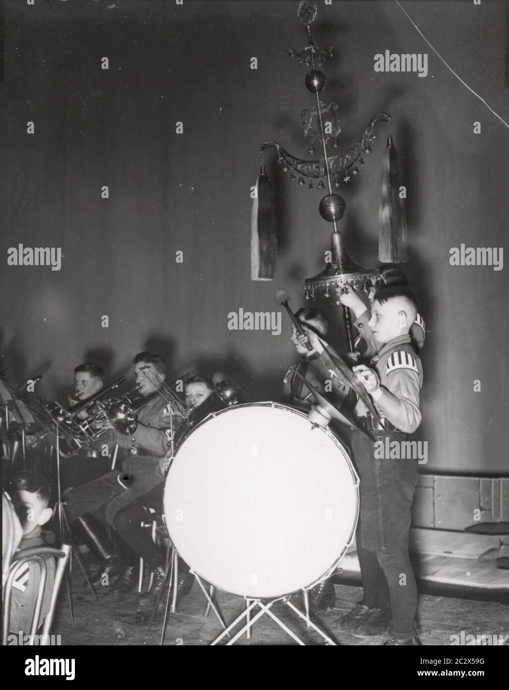 HJ brass band Heinrich Hoffmann Photographs 1933 Adolf Hitler's ...