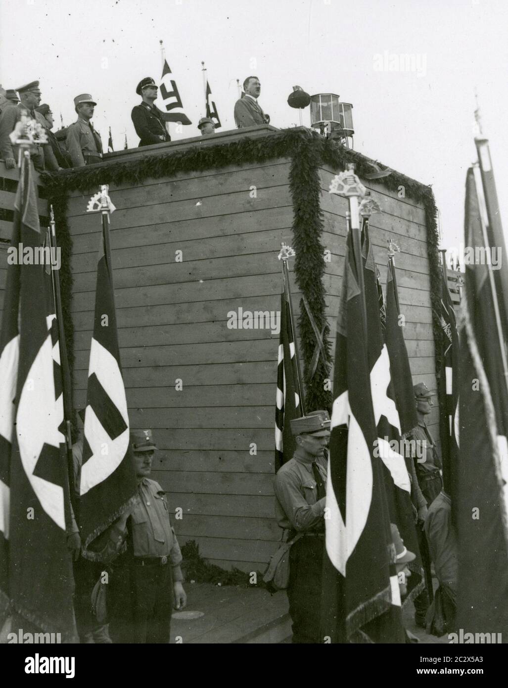 Pictures from the Nazi Party Rally in 1933 in Nuernberg - Hitler speaks ...