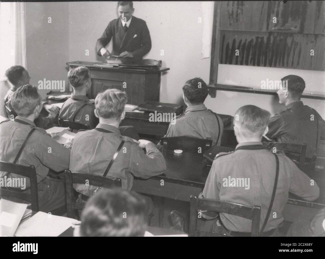 Hitler Youth School Heinrich Hoffmann Photographs 1933 Adolf Hitler's ...