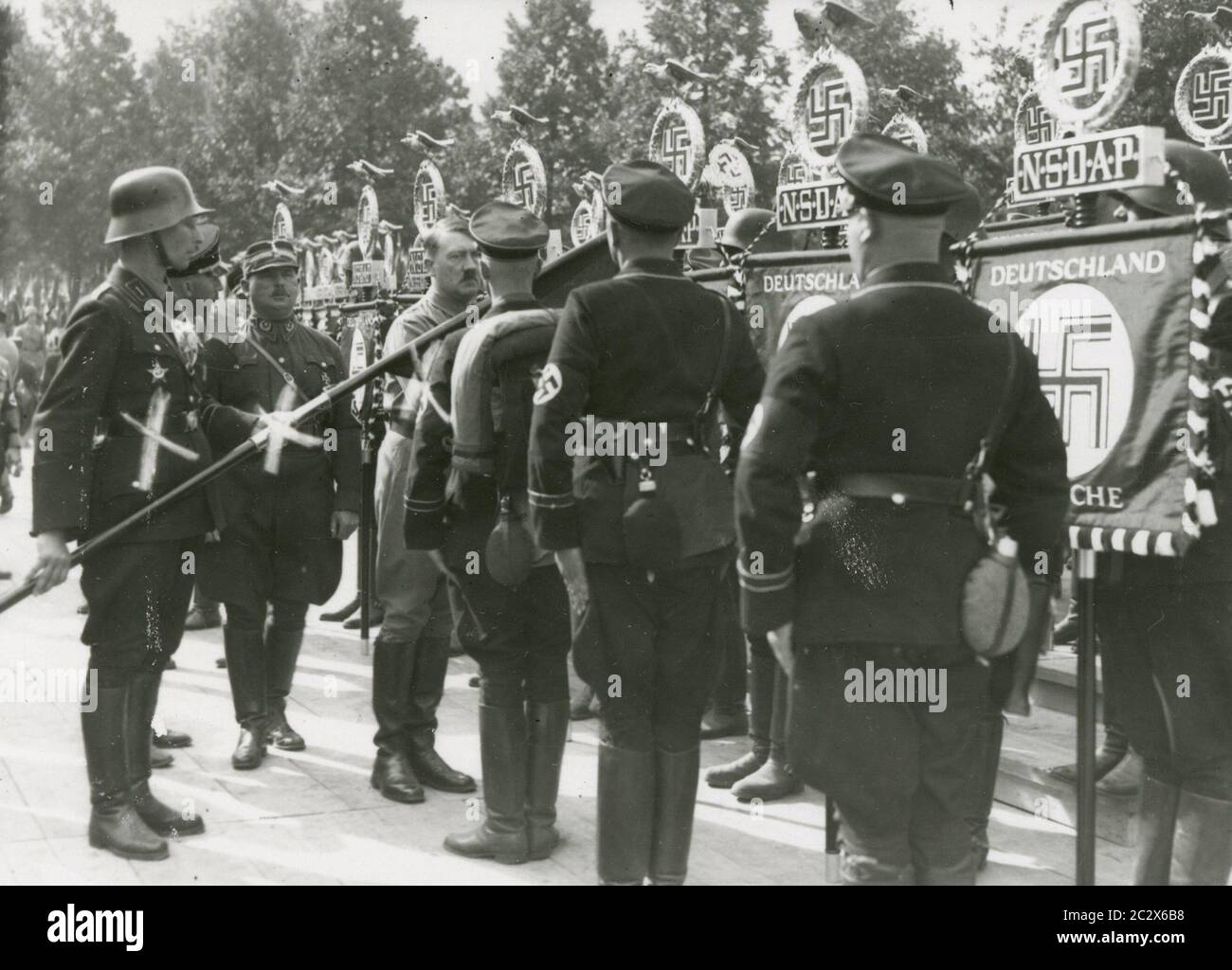 Pictures from the Nazi Party Rally in 1933 in Nuernberg - flags and ...