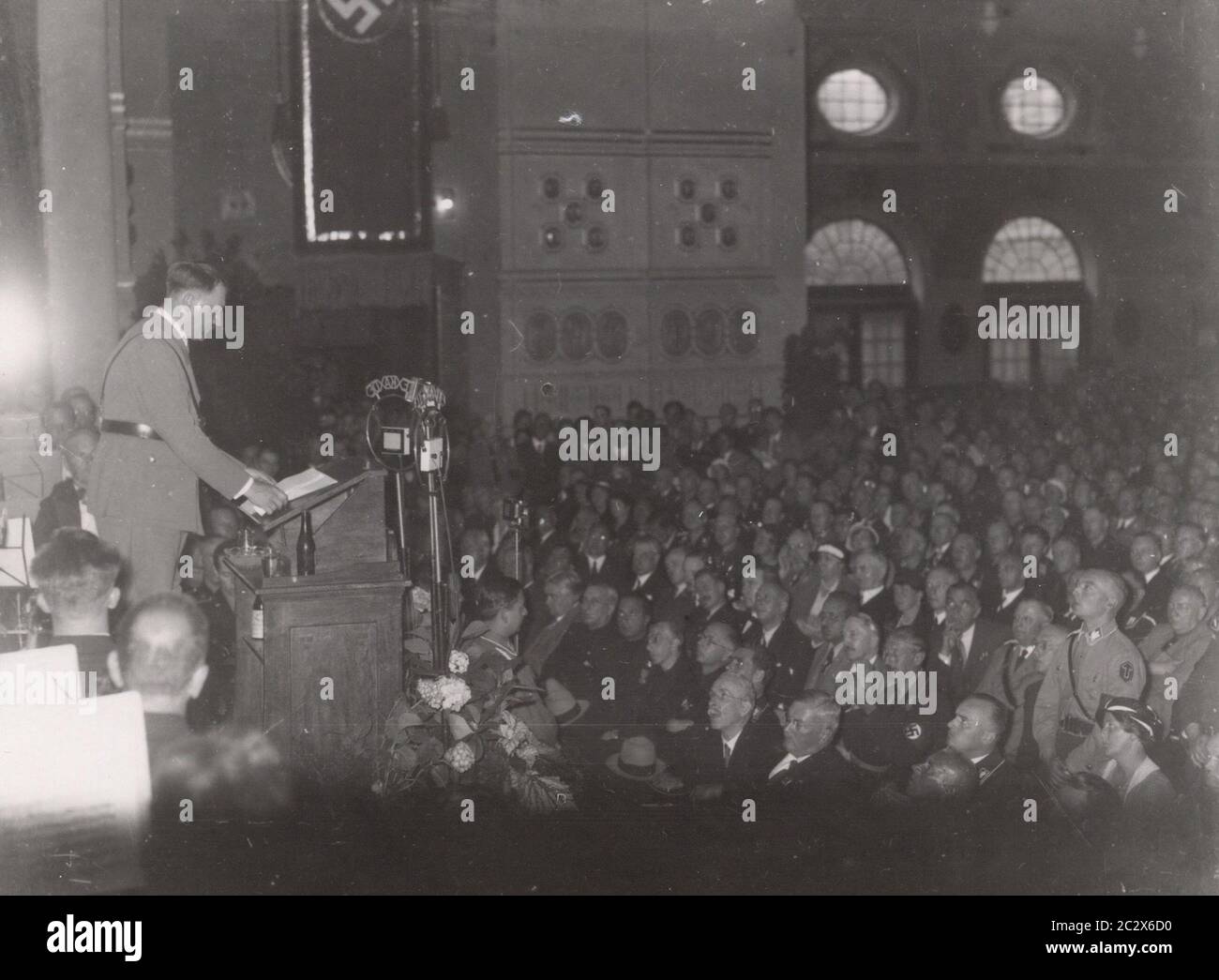 Pictures from the Nazi Party Rally in Nuremberg 1933 - Hitler speaks at ...