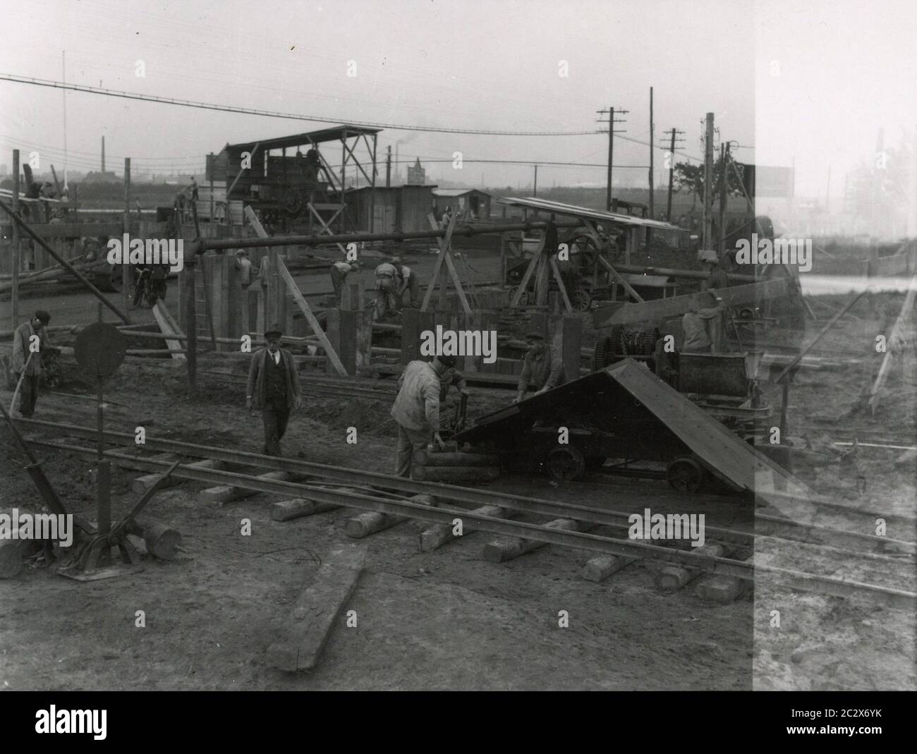 Groundbreaking for the Reichsautobahn Heinrich Hoffmann Photographs ...