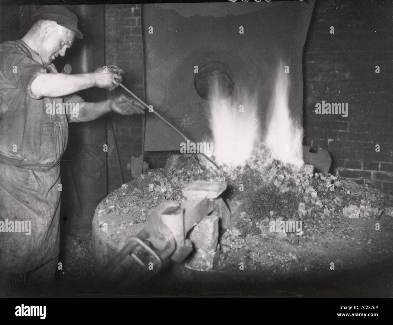 Iron works at the Krupp works in Essen Heinrich Hoffmann Photographs ...