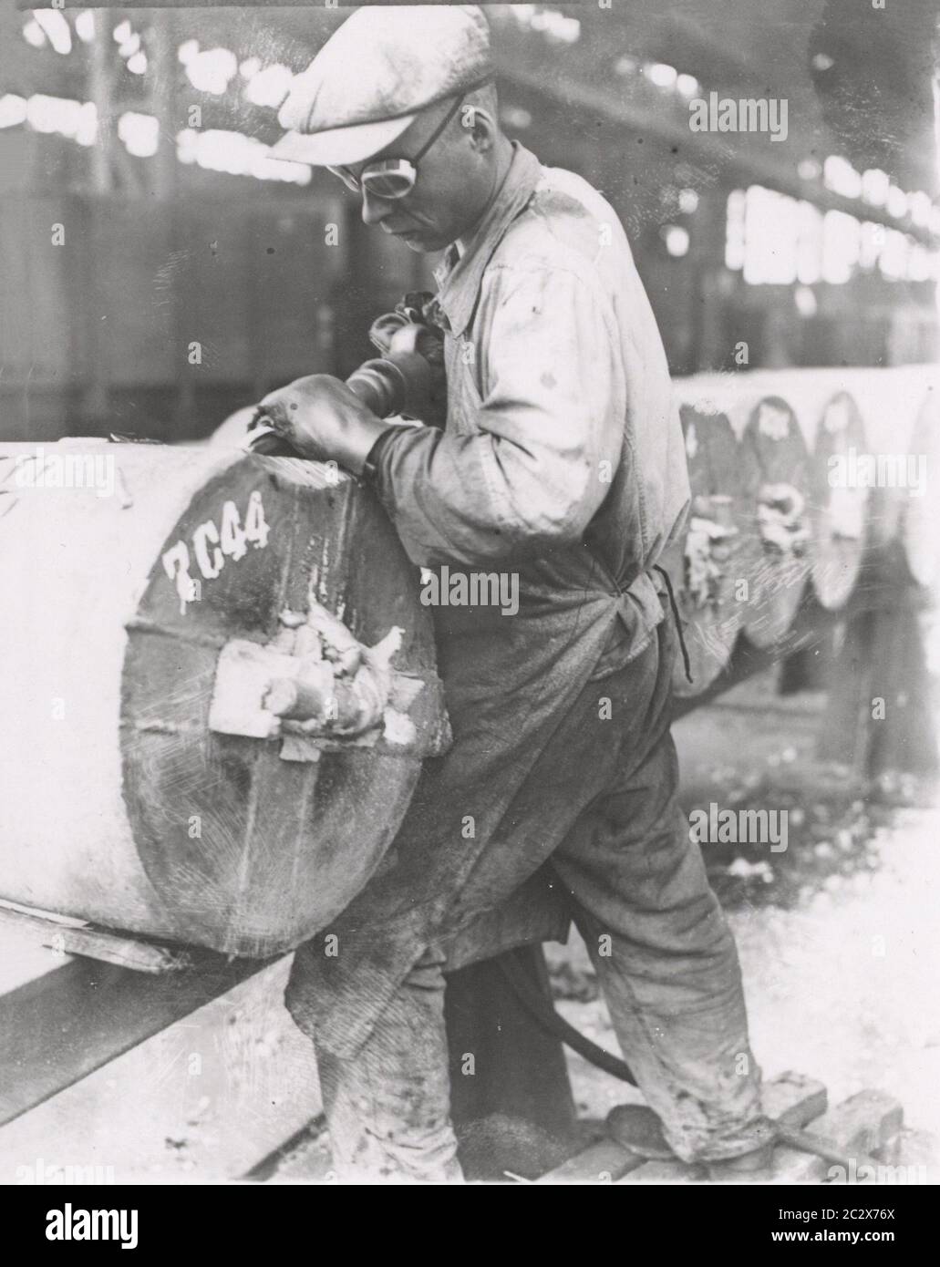 Iron smelter at Krupp, Essen - reportage Heinrich Hoffmann Photographs ...