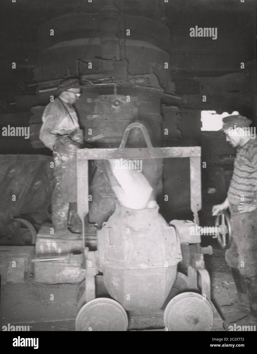 Iron works at the Krupp works in Essen Heinrich Hoffmann Photographs ...