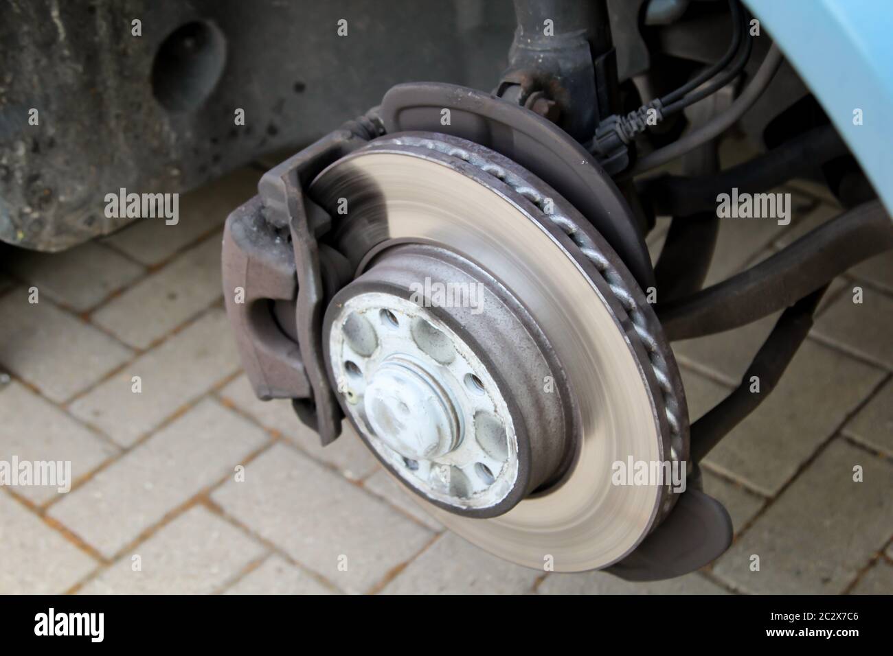 Ventilated brake discs hi-res stock photography and images - Alamy