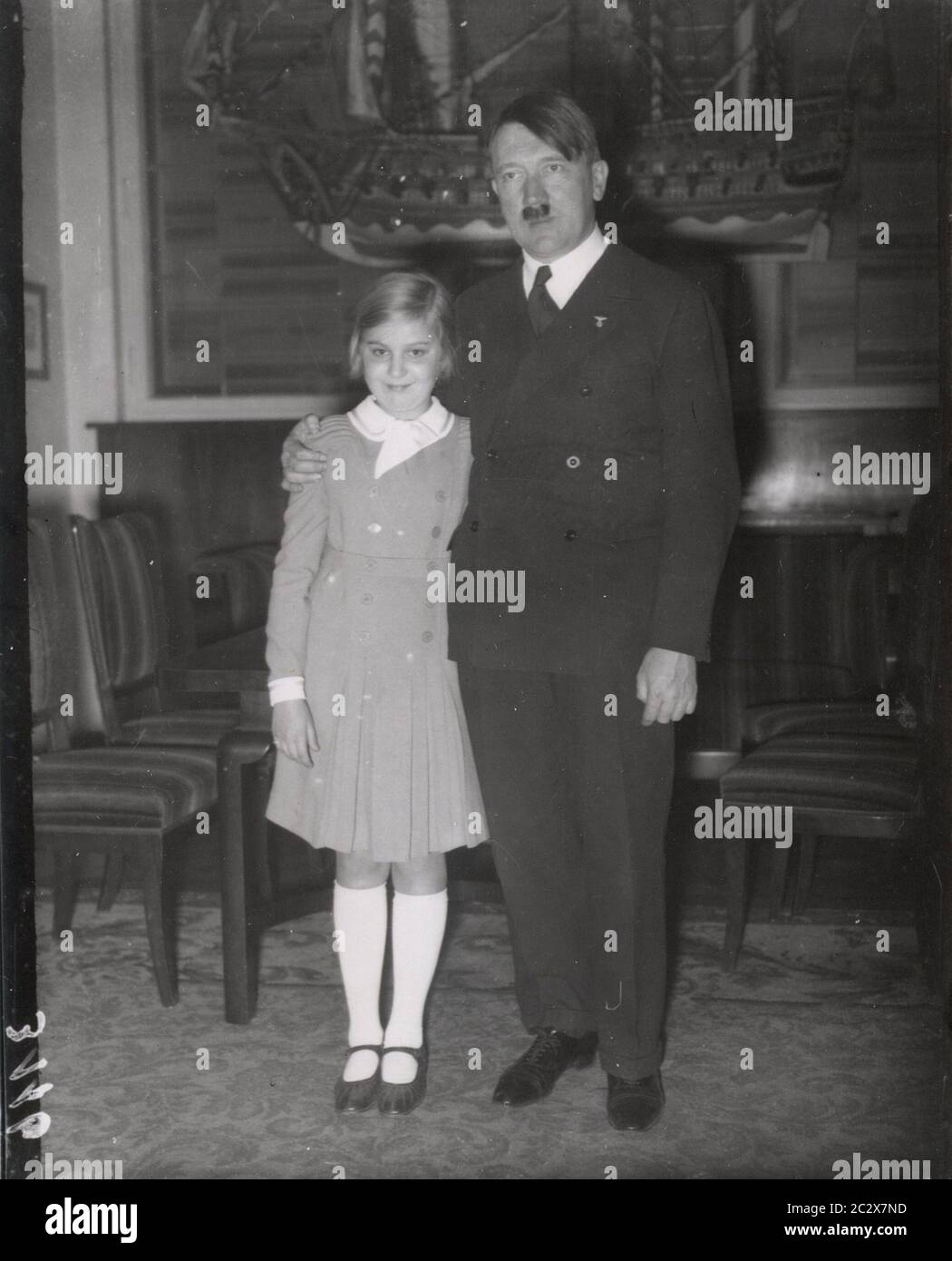 Hitler with child Heinrich Hoffmann Photographs 1933 Adolf Hitler's ...