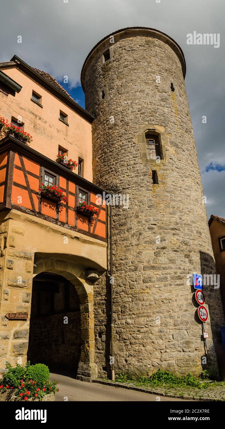 Town Gate of Langenburg Stock Photo - Alamy