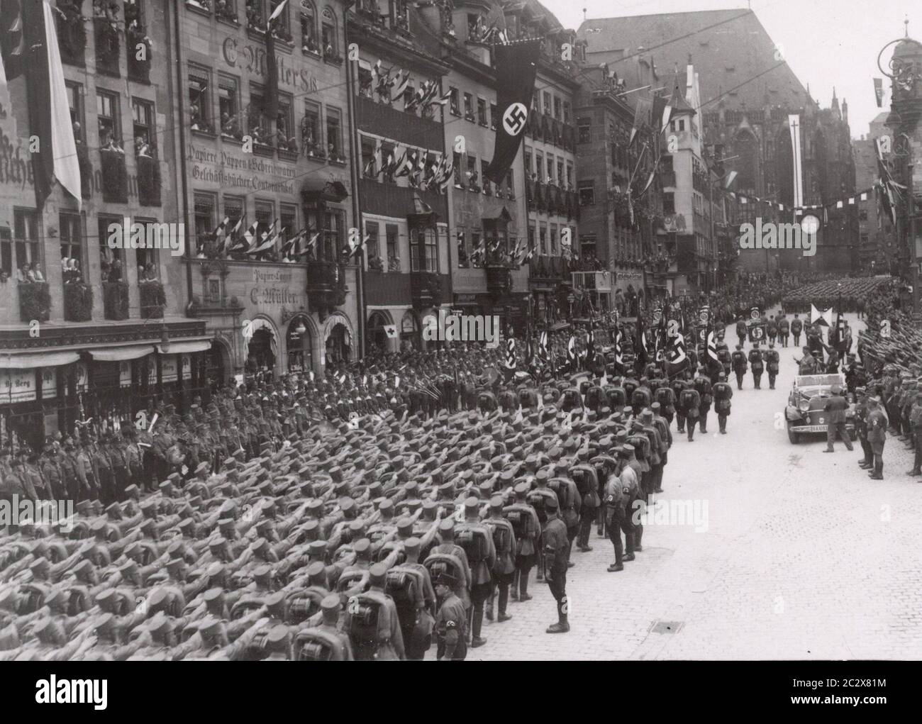 Pictures from the Nazi Party Rally in 1933 in Nuernberg Heinrich ...