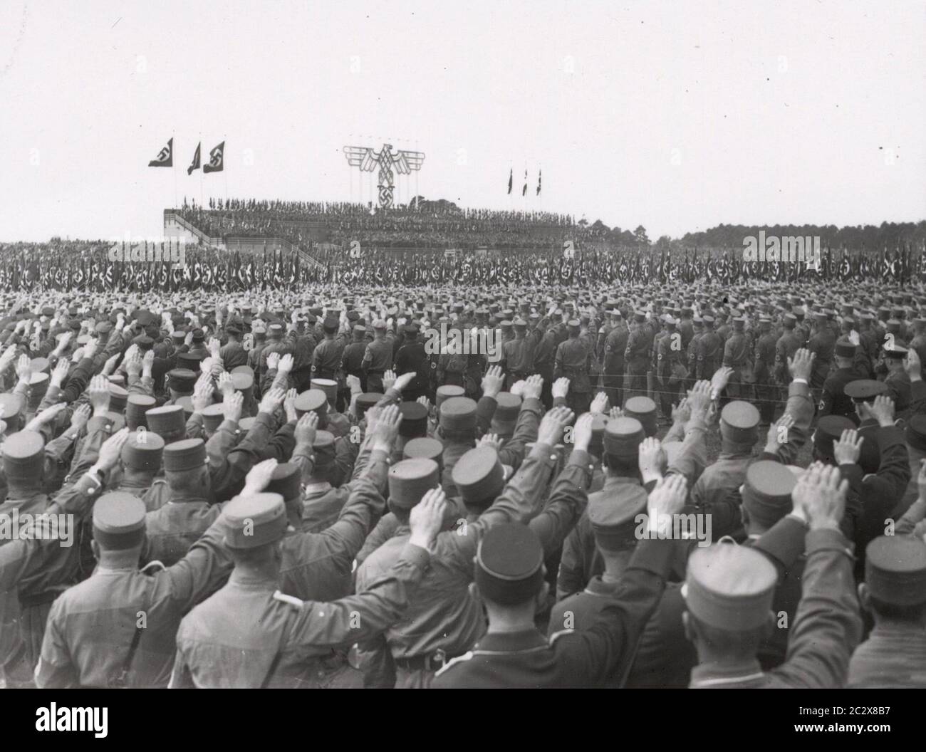 Pictures from the Nazi Party Rally in 1933 in Nuernberg - march to ...