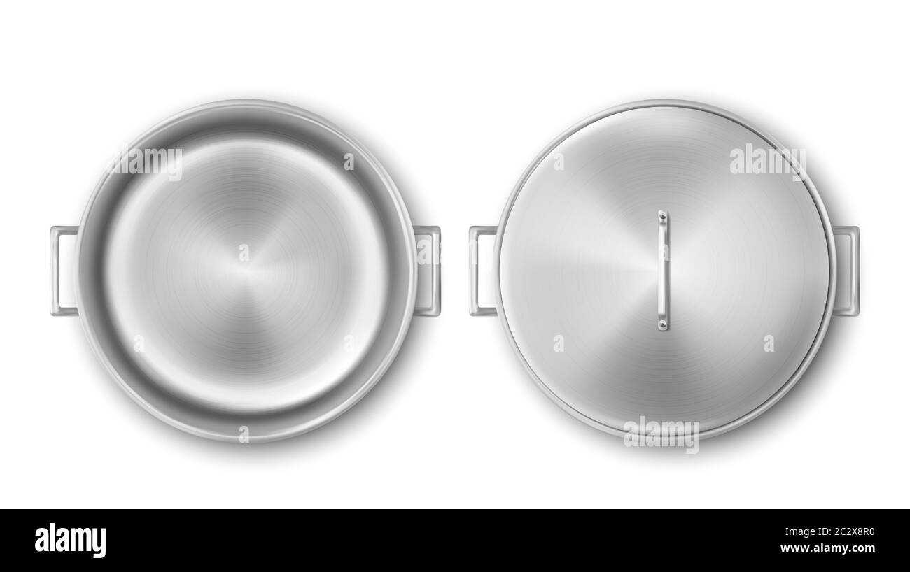 Cooking lid top view Stock Vector Images - Alamy