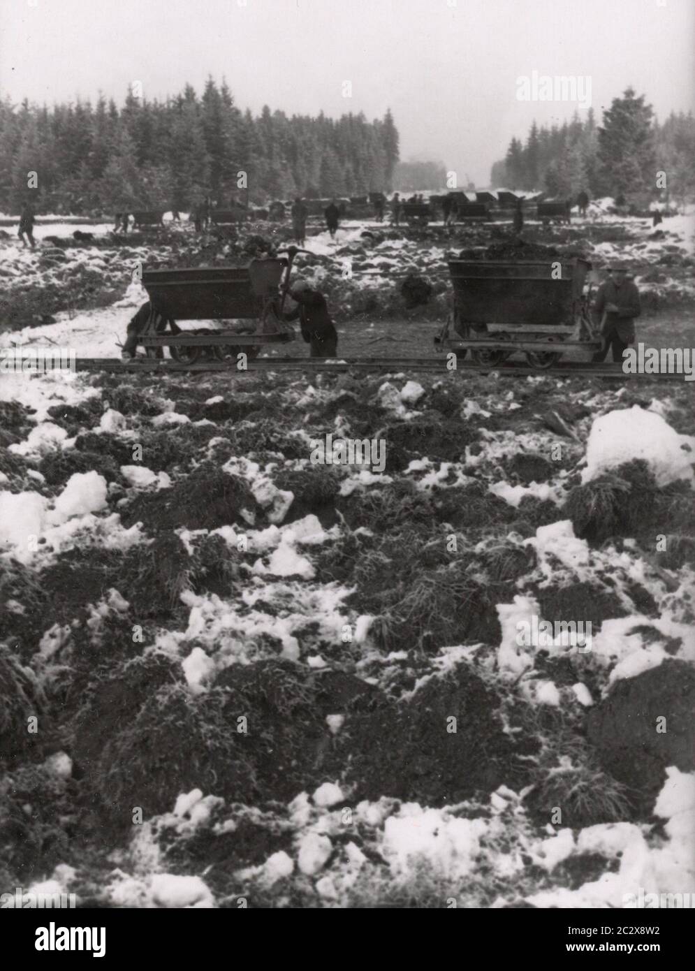Construction site of the Reichsautobahn Heinrich Hoffmann Photographs ...