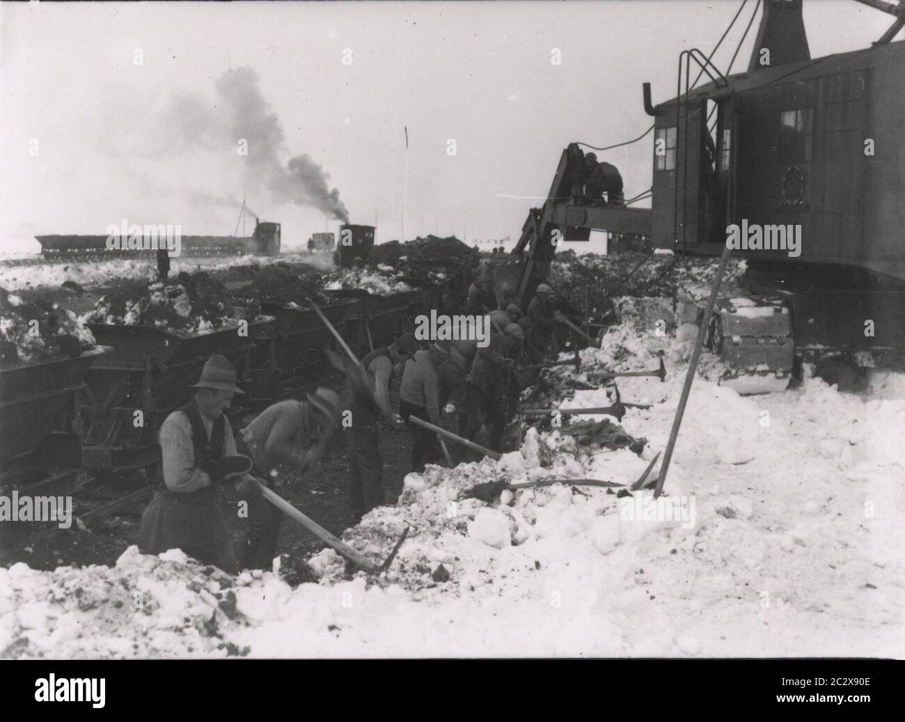 Construction site of the Reichsautobahn Heinrich Hoffmann Photographs ...