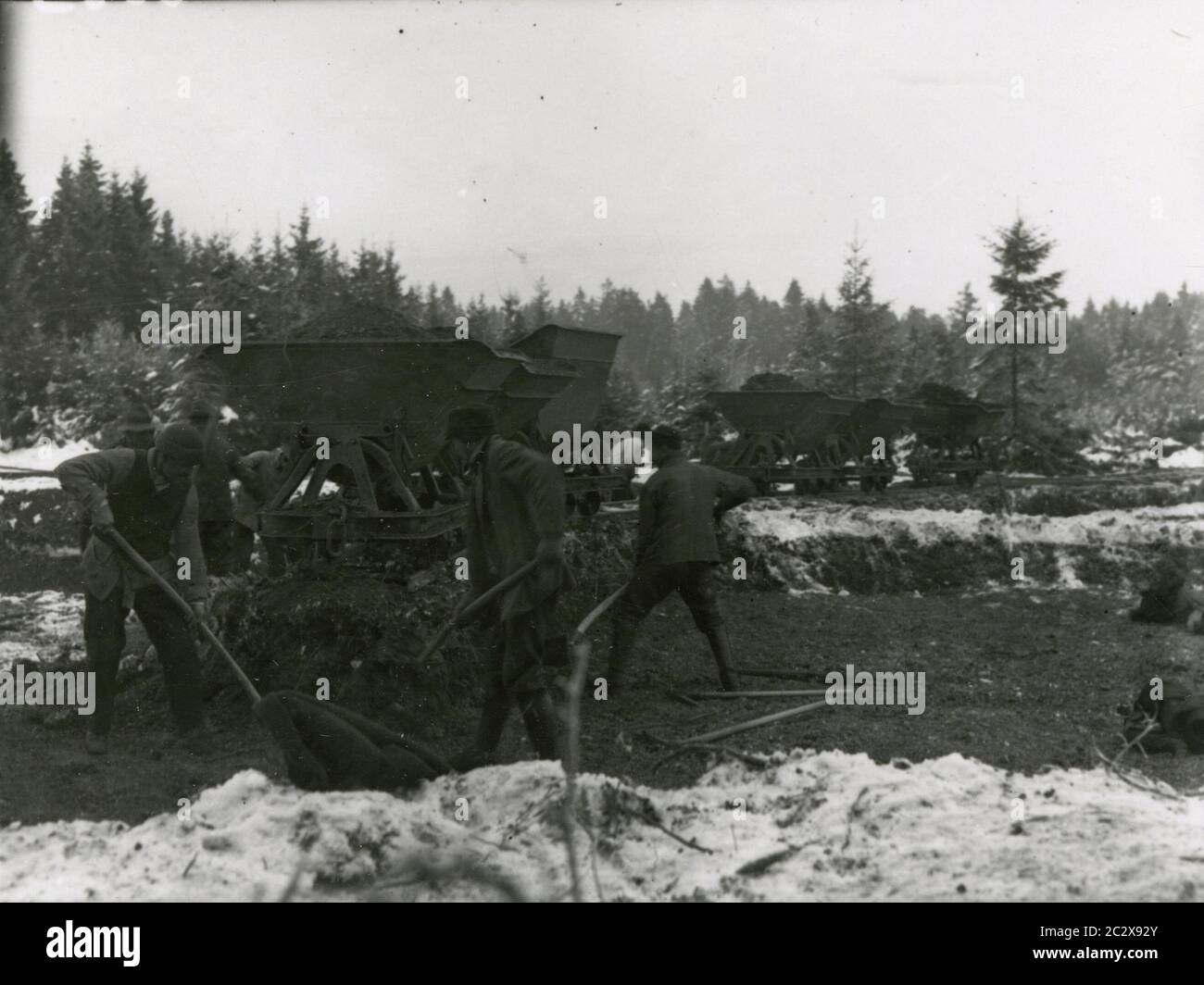 Construction site of the Reichsautobahn Heinrich Hoffmann Photographs ...